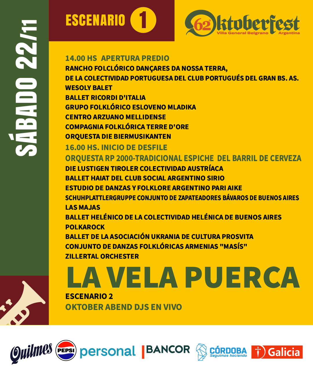TE PRESENTAMOS LA GRILLA COMPLETA DE LA OKTOBERFEST 2025 ...